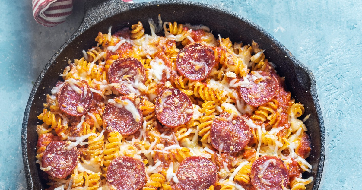 Spirelli-Tomaten-Pfanne mit Salami: Schmeckt der ganzen Familie