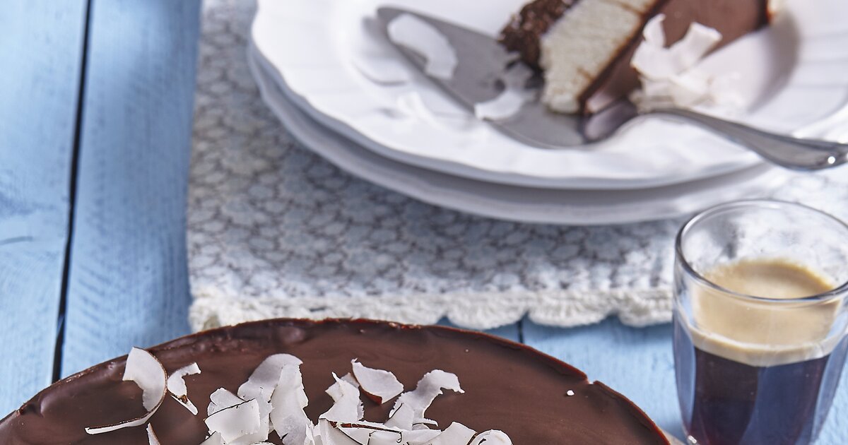 Bounty-Torte: Schoko und Kokos sind füreinander gemacht!