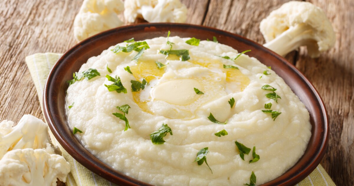 Stellt Kartoffeln in den Schatten: Low-Carb-Blumenkohlpüree