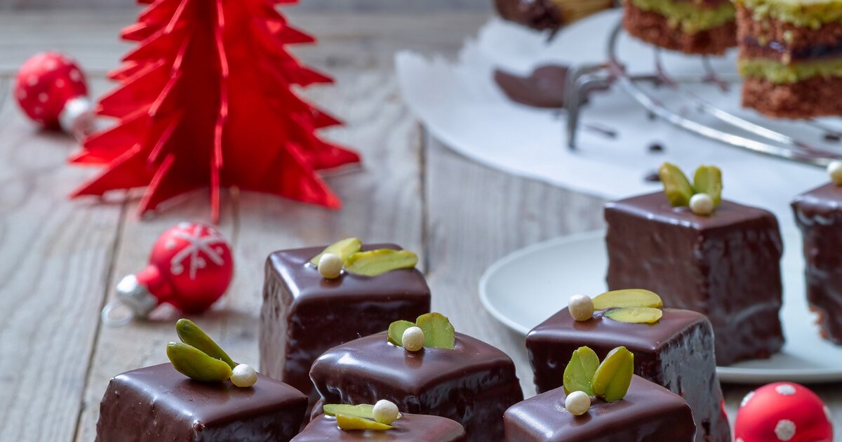 Pistazien-Dominosteine – Lieblinge im Advent