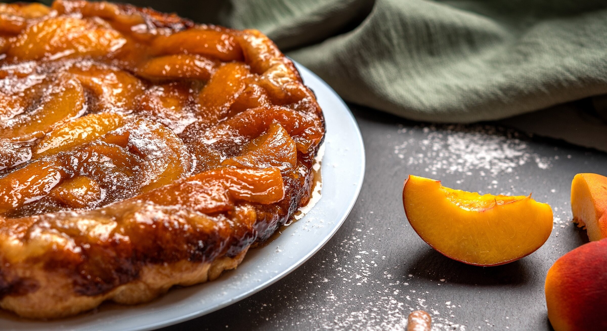 Pfirsich-Karamell-Tarte: Genießen wie Gott in Frankreich!