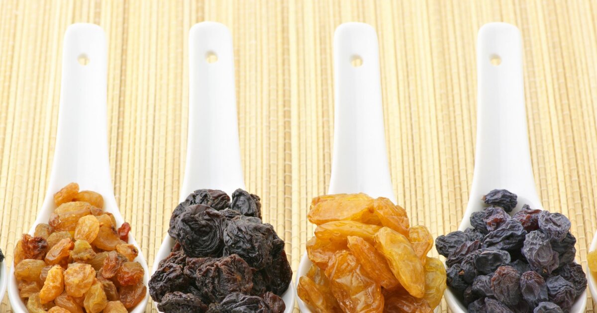 Unterschied zwischen Rosinen, Korinthen und Sultaninen