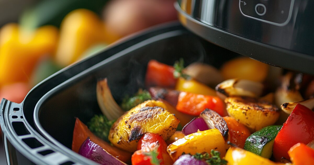 Gemüse im Airfryer: Low-Carb Abendessen mit gesunder Ernährung